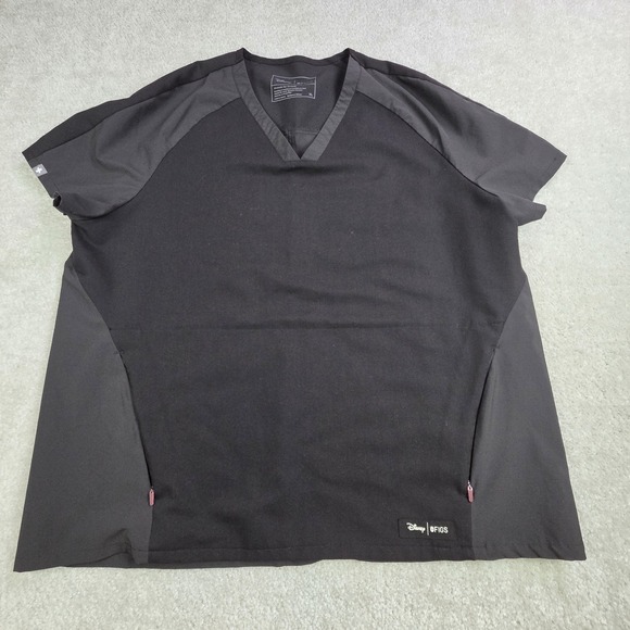 Figs | Tops | Disney X Figs Scrub Top Mickey Mouse Womens Xl Black ...